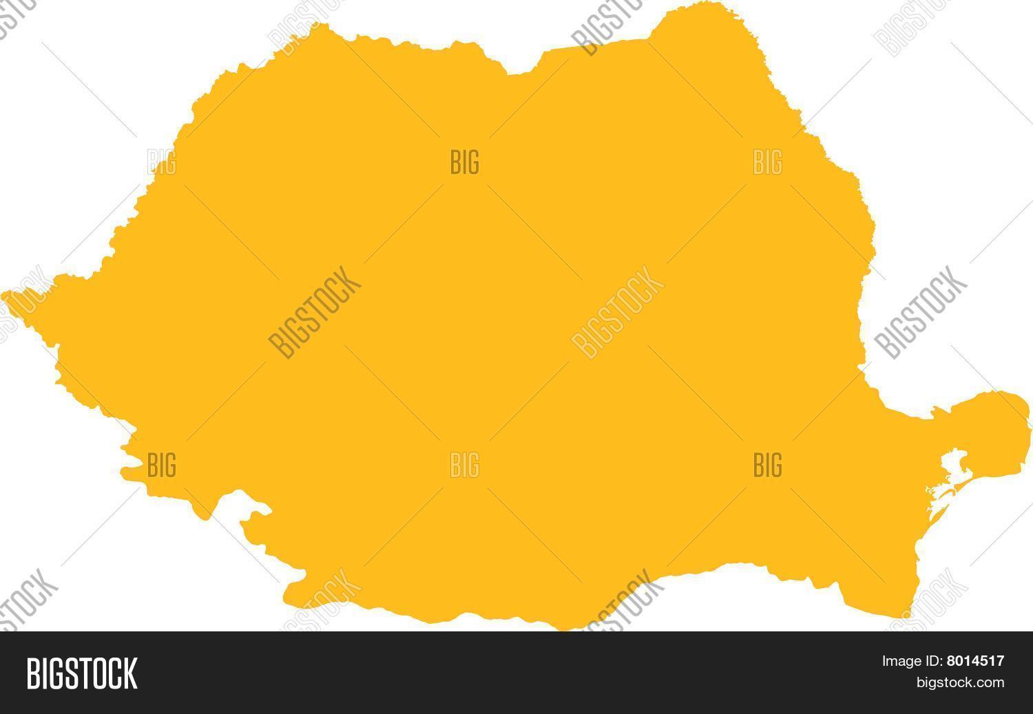 Romania Map Vector & Photo (Free Trial) | Bigstock