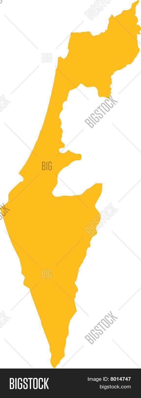 Israel Map Vector & Photo (Free Trial) | Bigstock