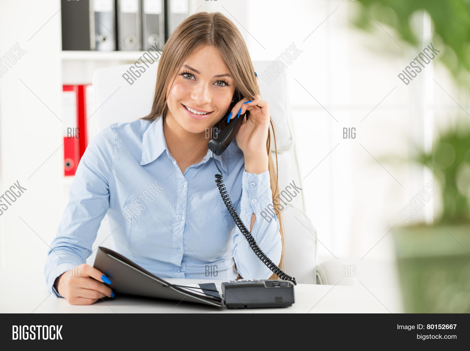 Businesswoman Phoning Image & Photo (Free Trial) | Bigstock