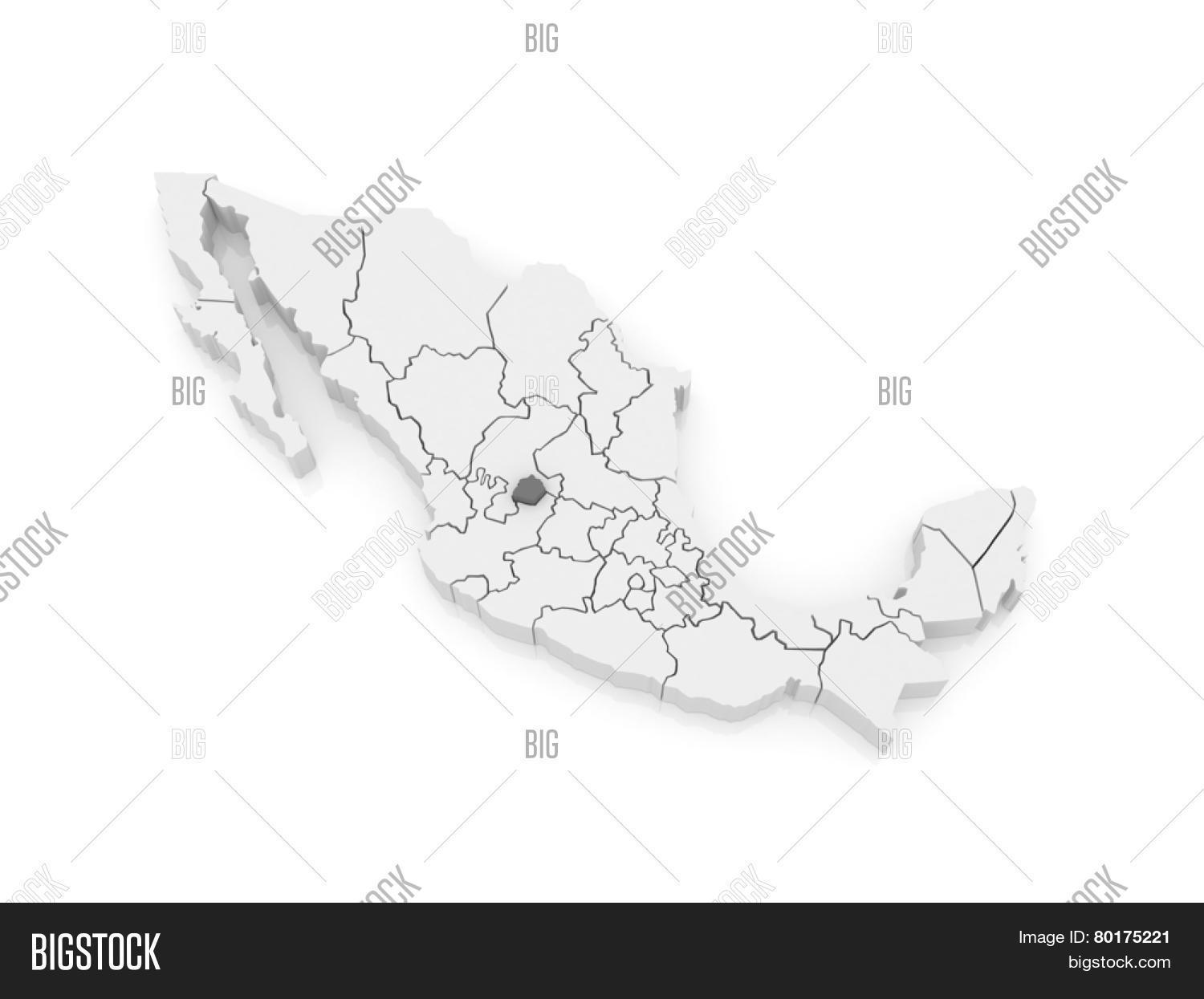 Map Aguascalientes. Image & Photo (Free Trial) | Bigstock