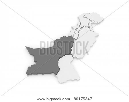 Map Balochistan. Image & Photo (Free Trial) | Bigstock