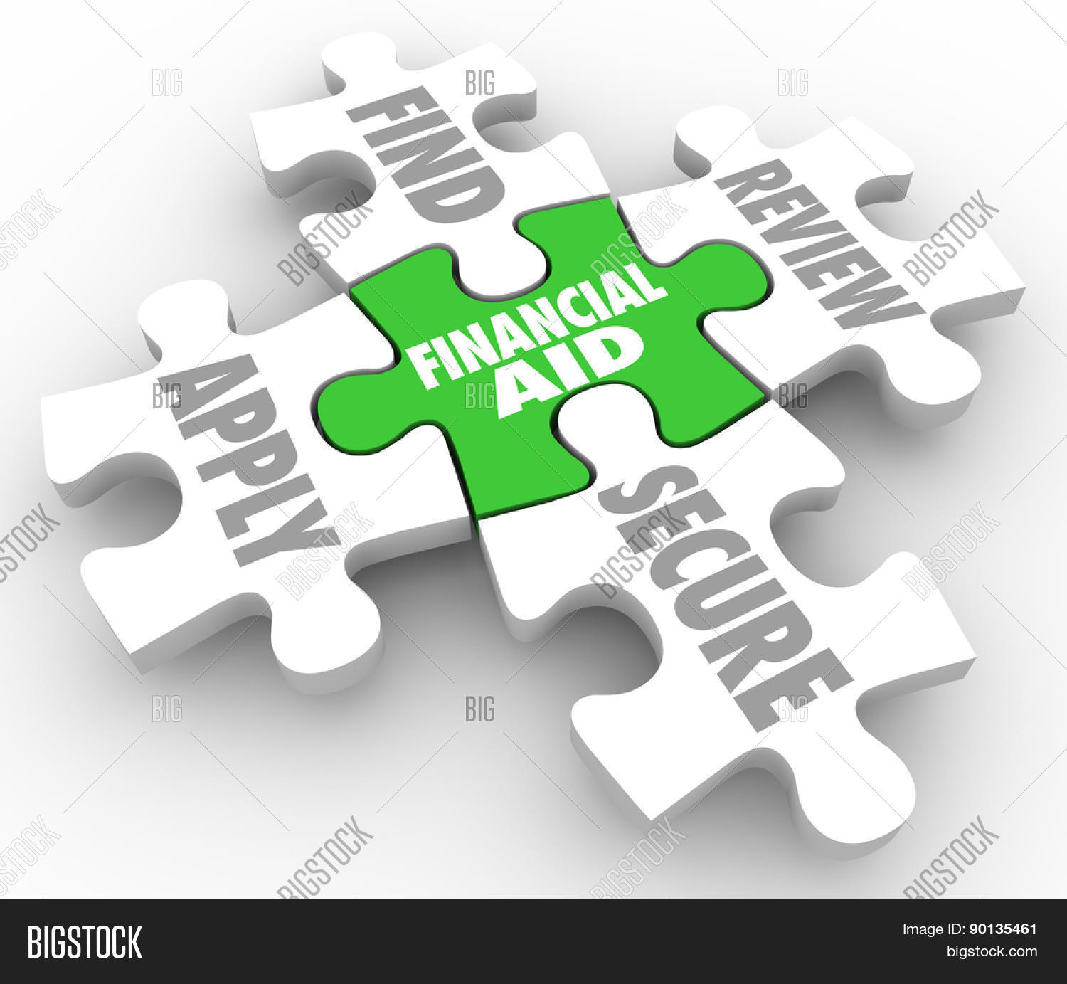 Financial Aid Words On Image & Photo (Free Trial) | Bigstock