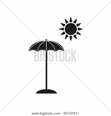 Parasol Icon. Vector & Photo (Free Trial) | Bigstock
