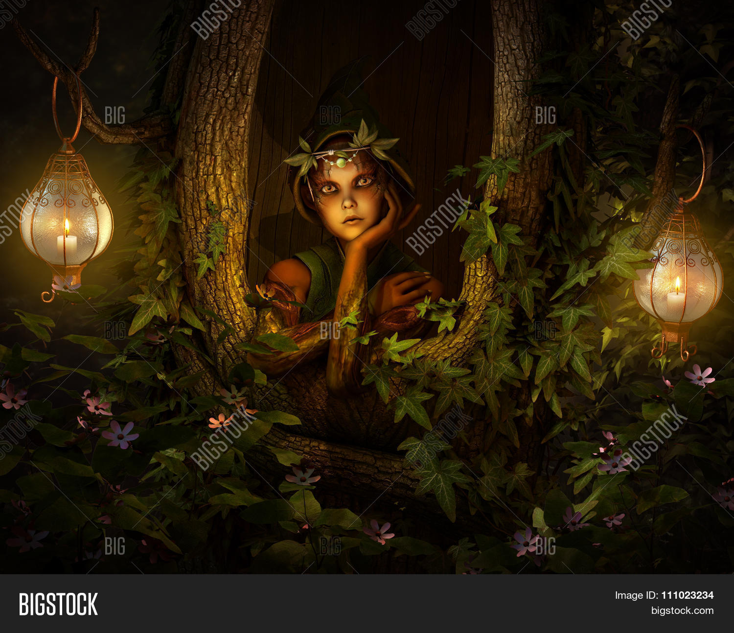 Tree Pixie, 3D Cg Image & Photo (Free Trial) | Bigstock