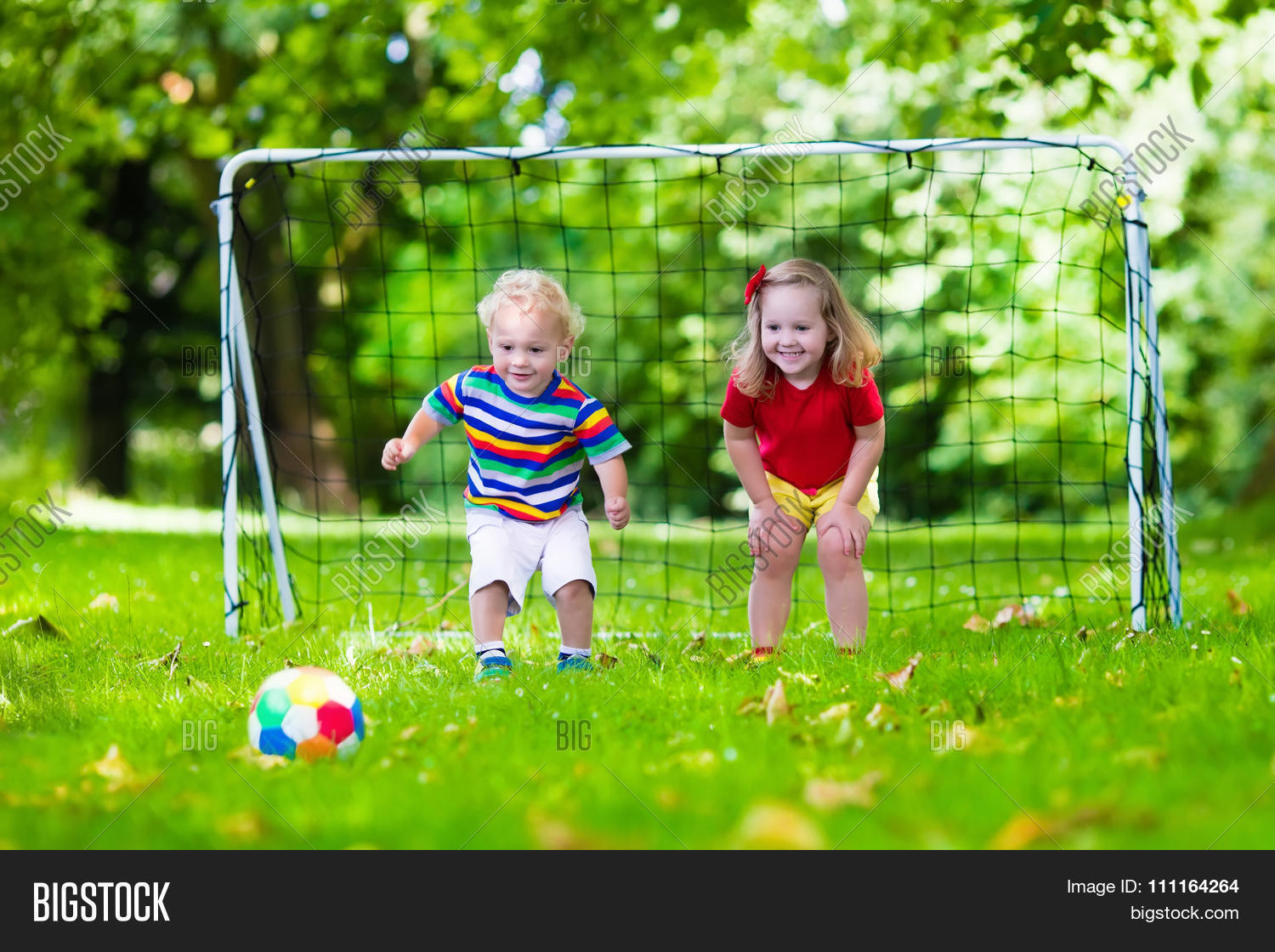Kids Playing Football Image & Photo (Free Trial) | Bigstock