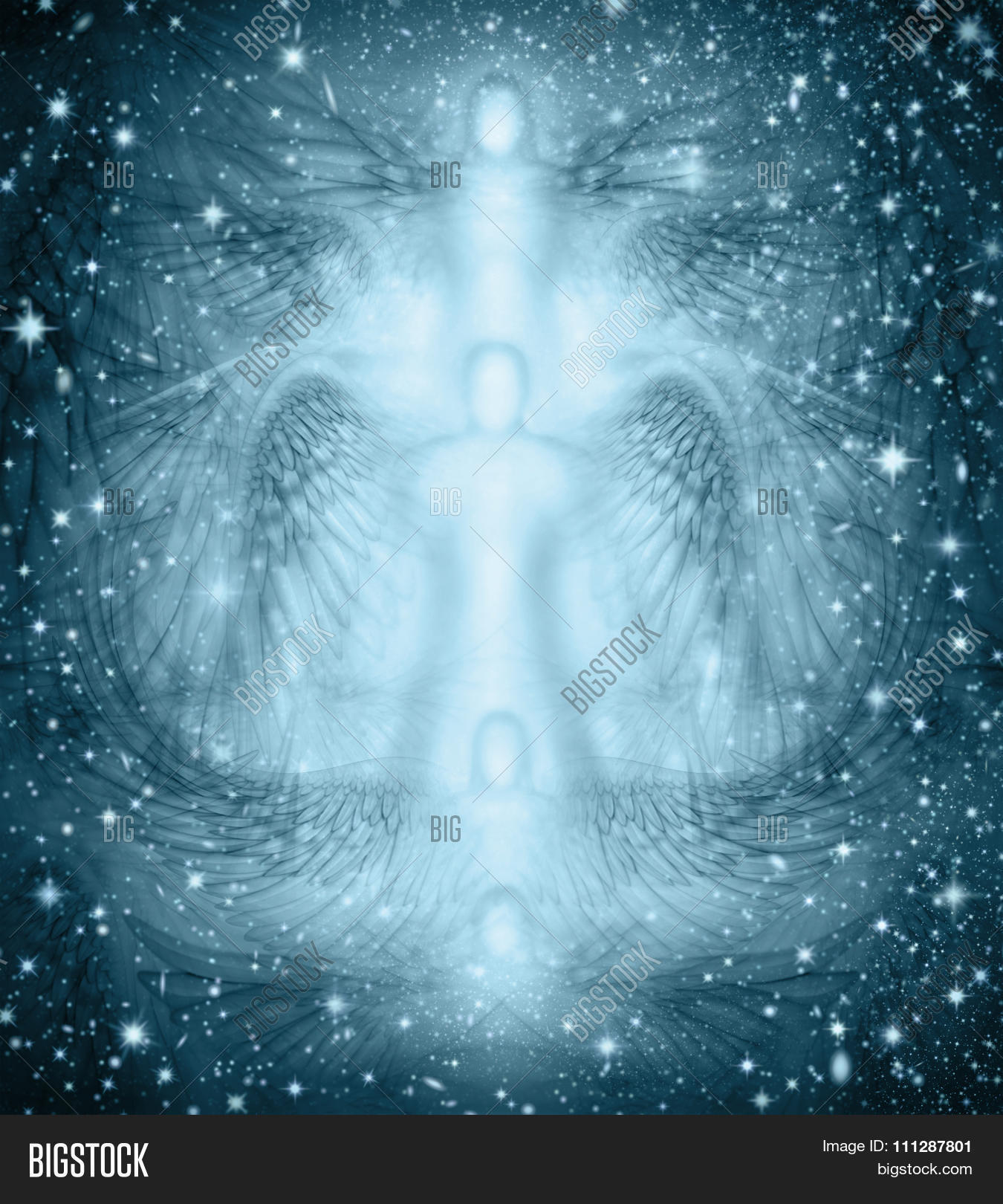 Angels Starry Night Image & Photo (Free Trial) | Bigstock