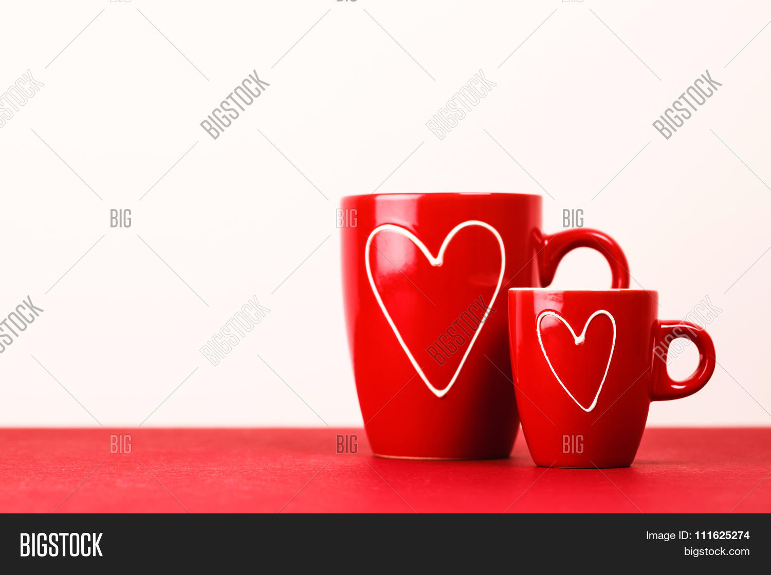 Two Red Cups Tea Image & Photo (Free Trial) | Bigstock