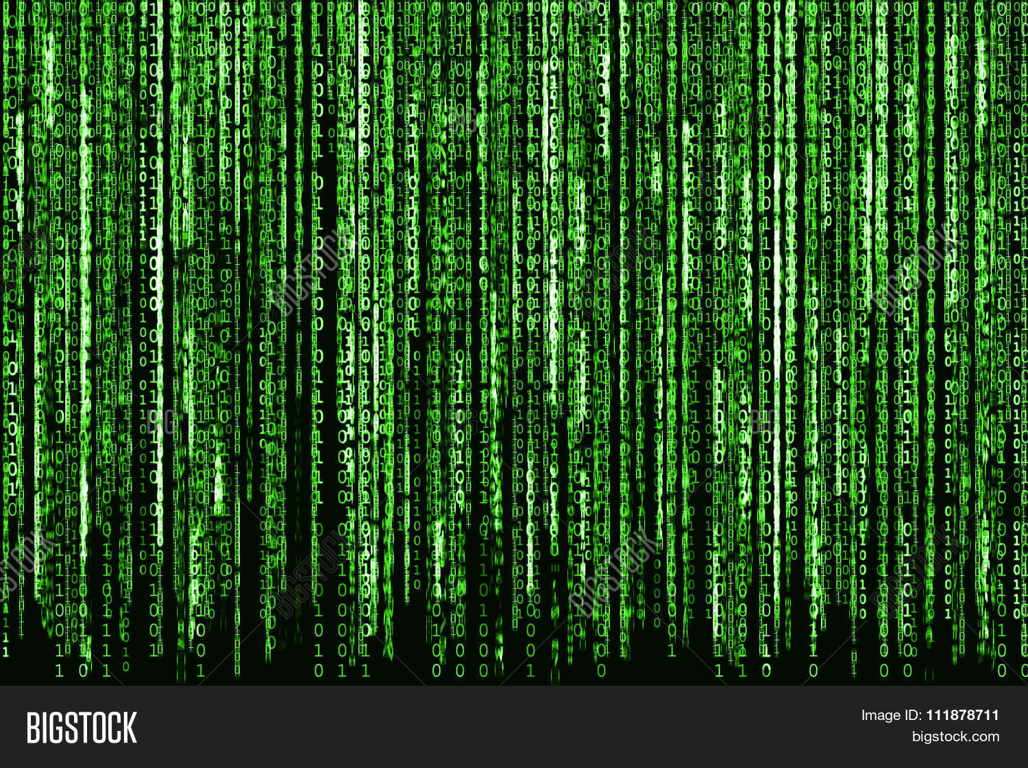 Green Binary Code Image & Photo (Free Trial) | Bigstock