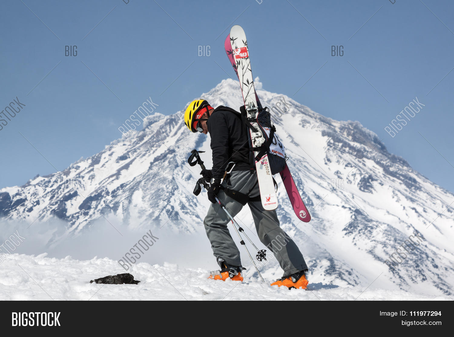 Ski Mountaineer Climb Image & Photo (Free Trial) | Bigstock