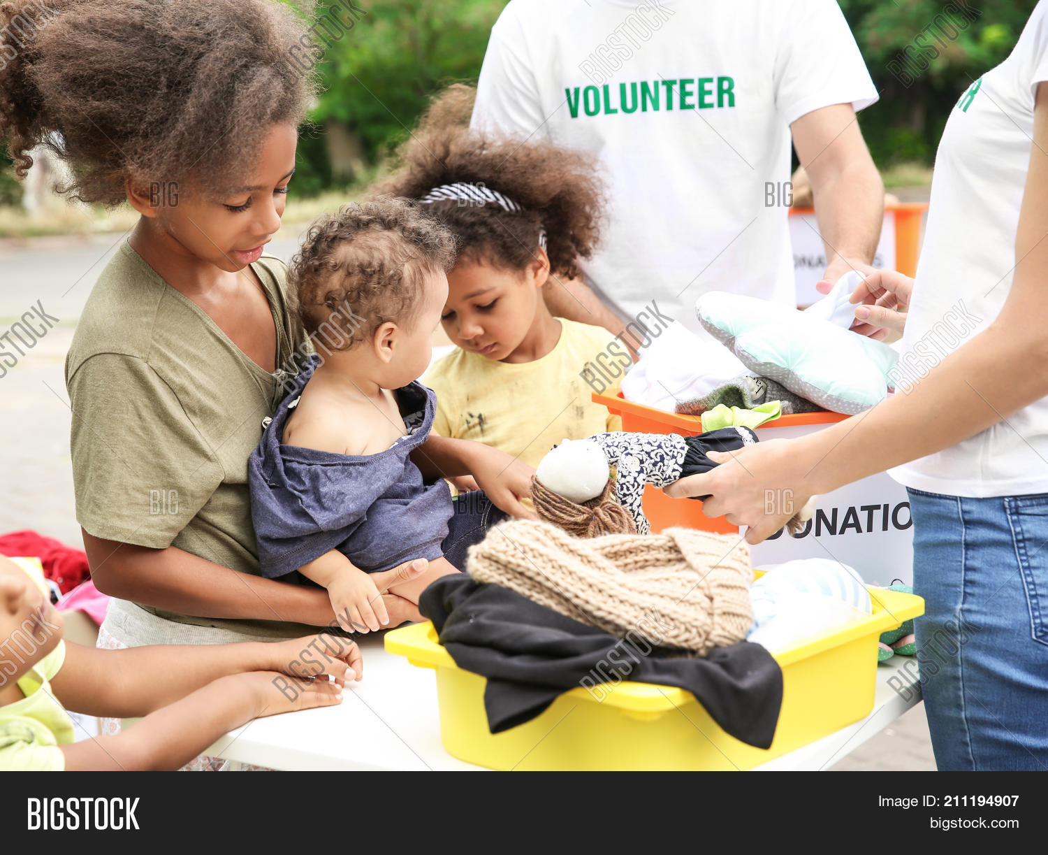 Volunteers Sharing Image & Photo (Free Trial) | Bigstock