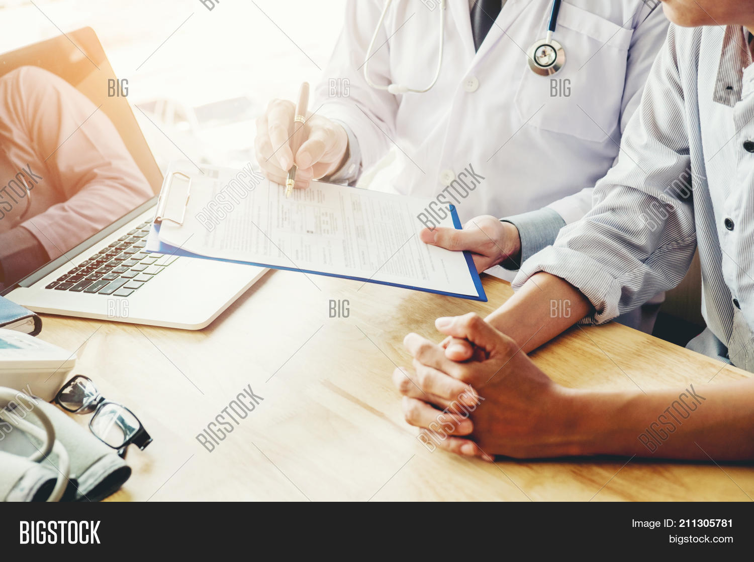Doctors Patients Sit Image & Photo (Free Trial) | Bigstock