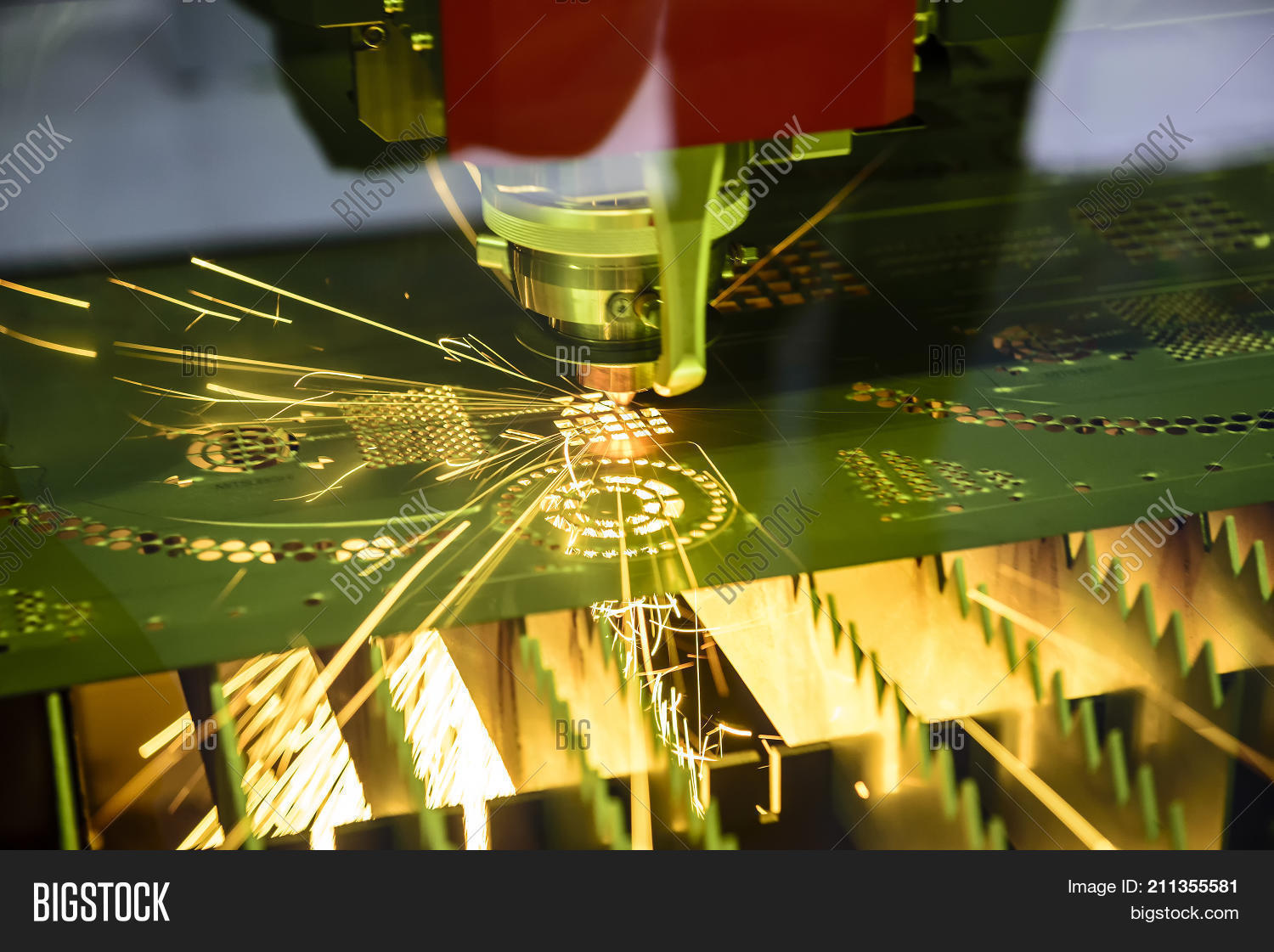 Fiber Laser Cutting Image & Photo (Free Trial) | Bigstock