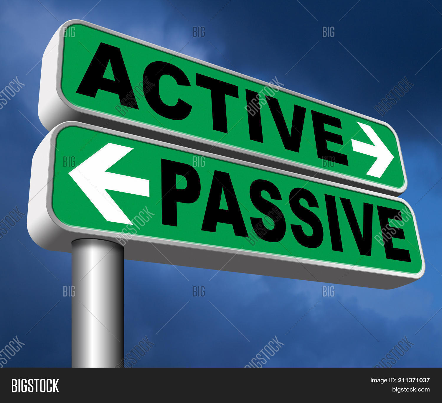 Active Passive Take Image & Photo (Free Trial) | Bigstock
