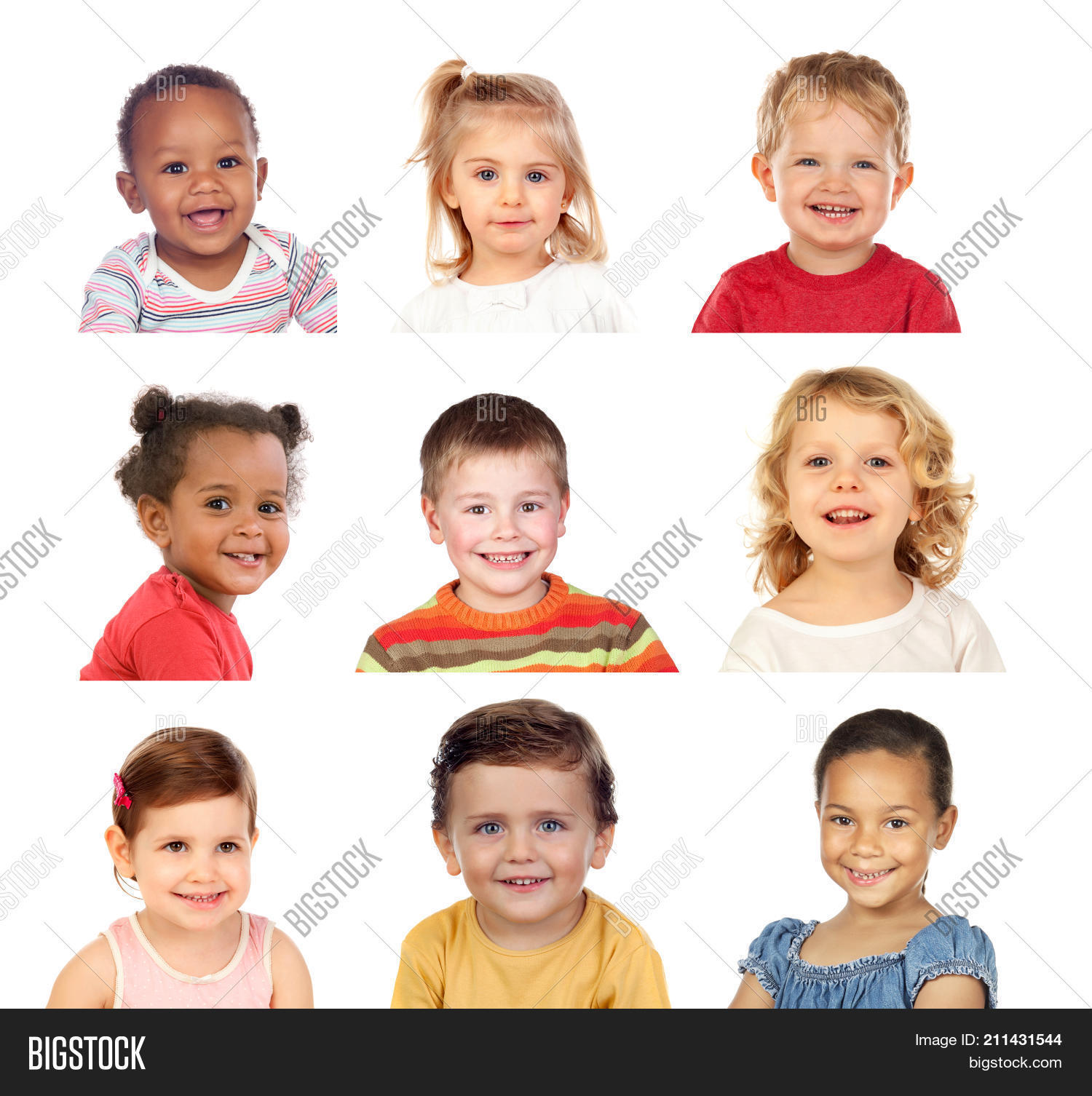 Many Portraits Image & Photo (Free Trial) | Bigstock