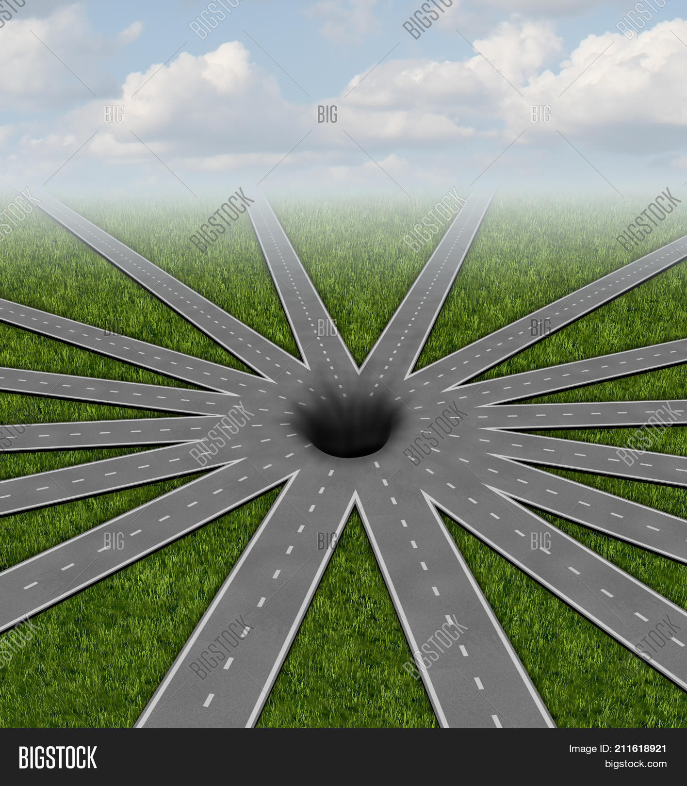 Pit Hole Pothole Image & Photo (Free Trial) | Bigstock