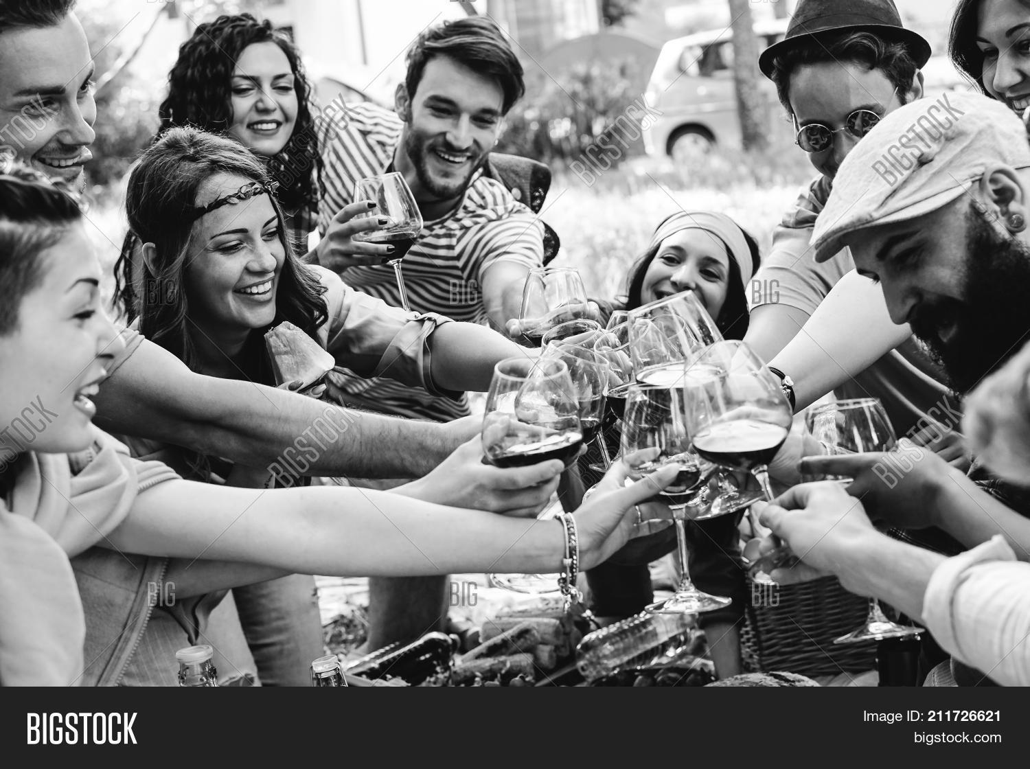 Group People Cheering Image & Photo (Free Trial) | Bigstock