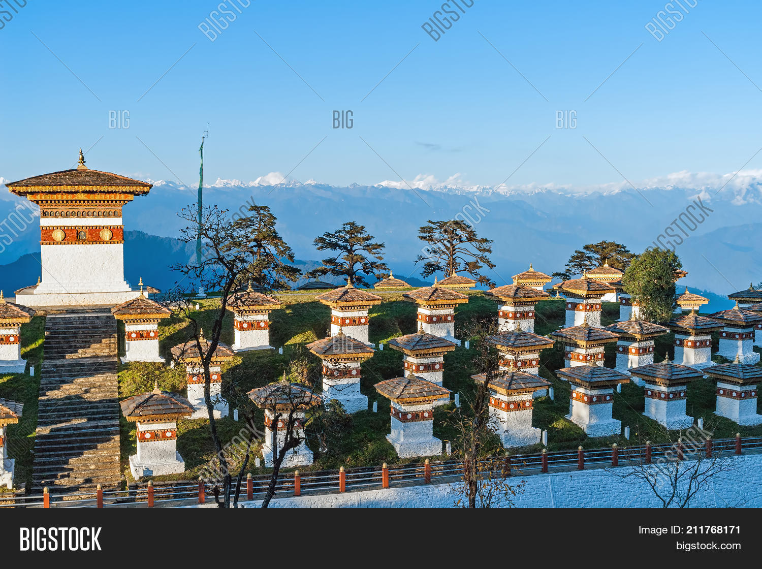 Sunset On Dochula Pass Image & Photo (Free Trial) | Bigstock