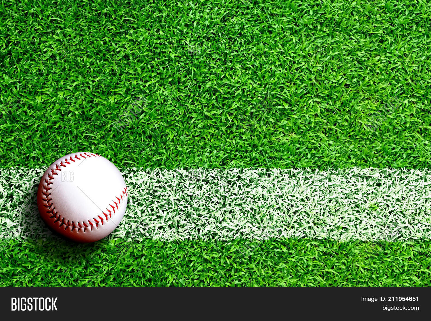 Baseball On Field Copy Image & Photo (Free Trial) | Bigstock