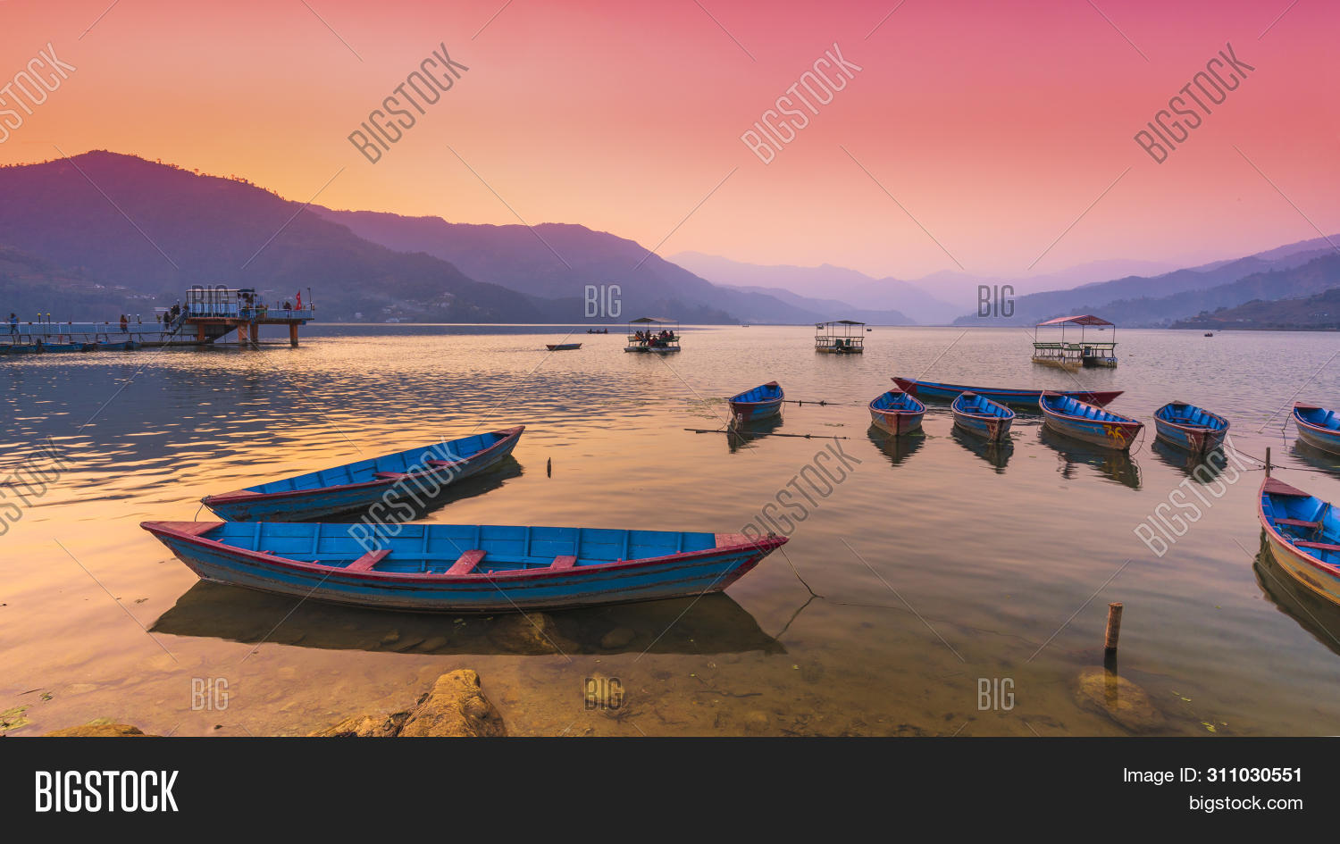 Different Color Boats Image & Photo (Free Trial) | Bigstock