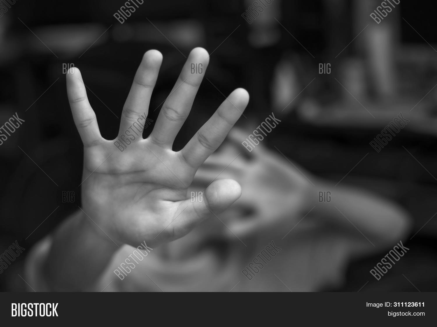 Boy Showing Stop Image & Photo (Free Trial) | Bigstock