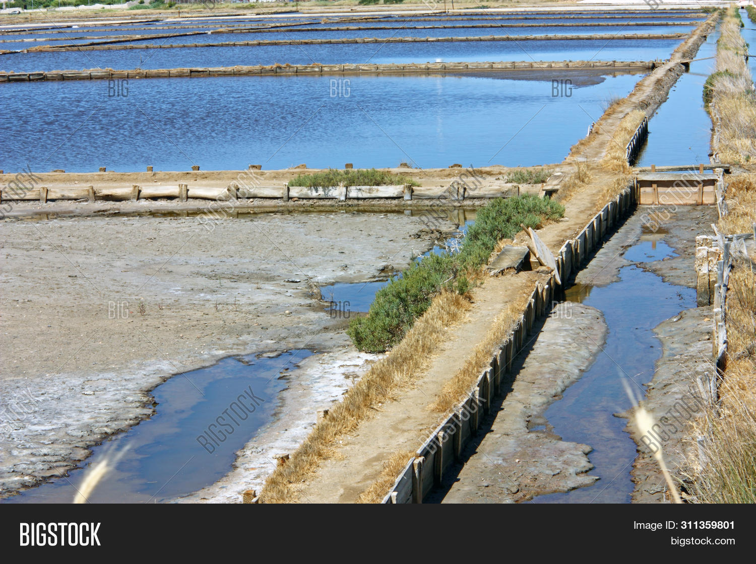 Salt Producing Pans Image & Photo (Free Trial) | Bigstock