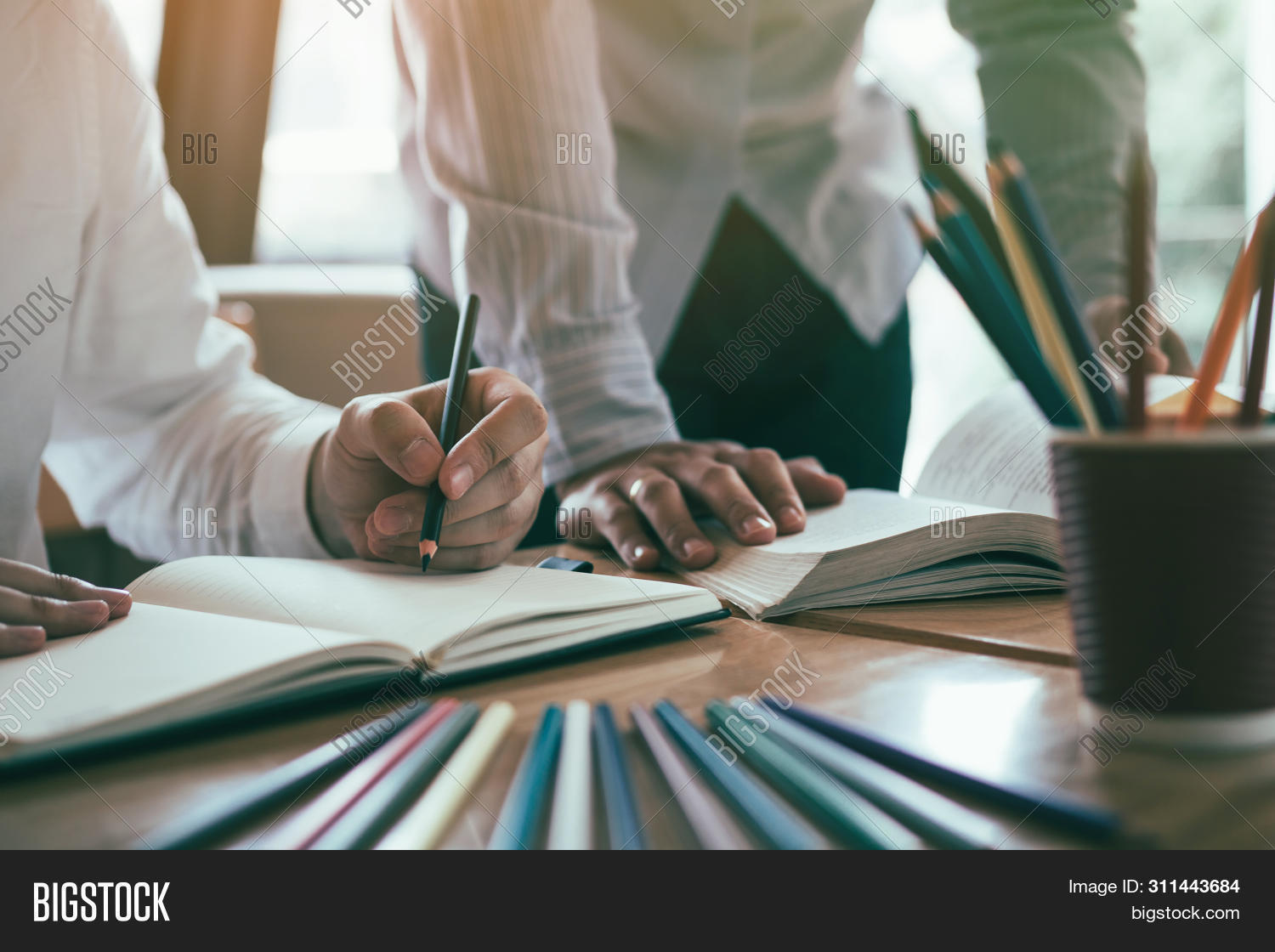 Two Student Reading Image & Photo (Free Trial) | Bigstock