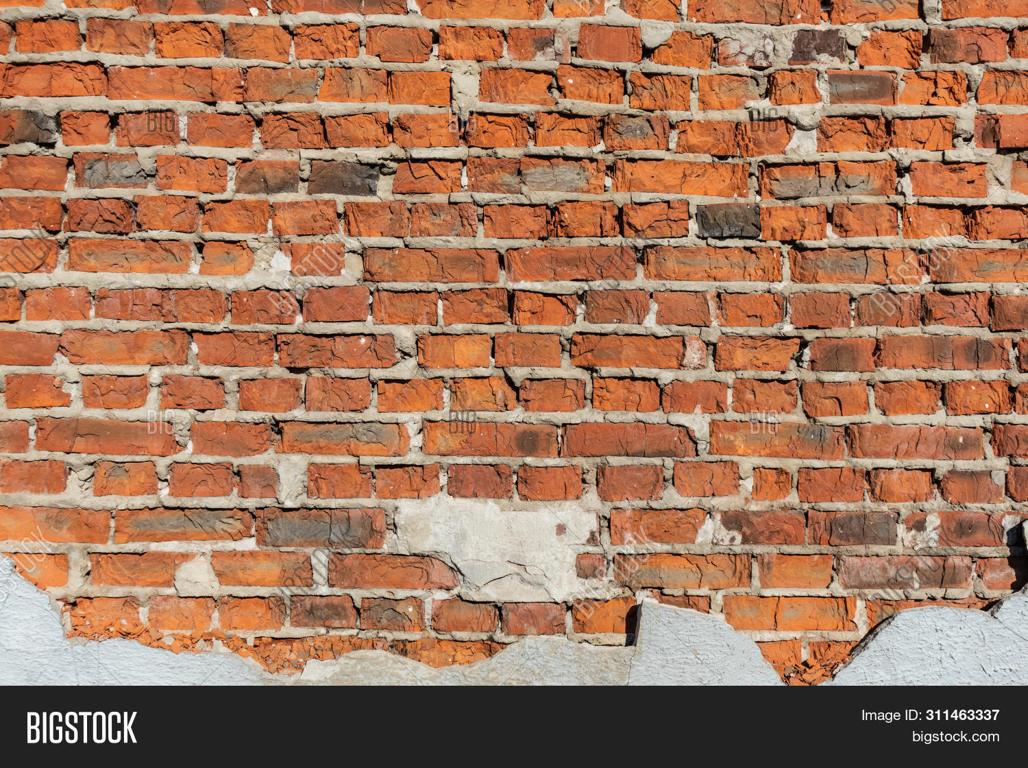 Red Brick Stone Wall. Image & Photo (Free Trial) | Bigstock