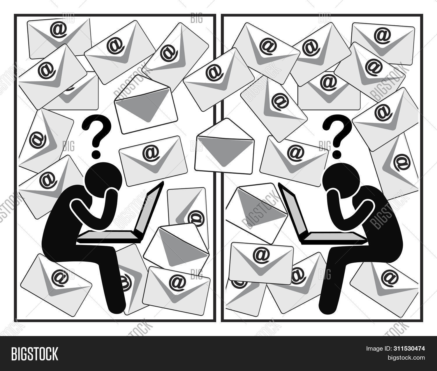 Confusing Email Image & Photo (Free Trial) | Bigstock