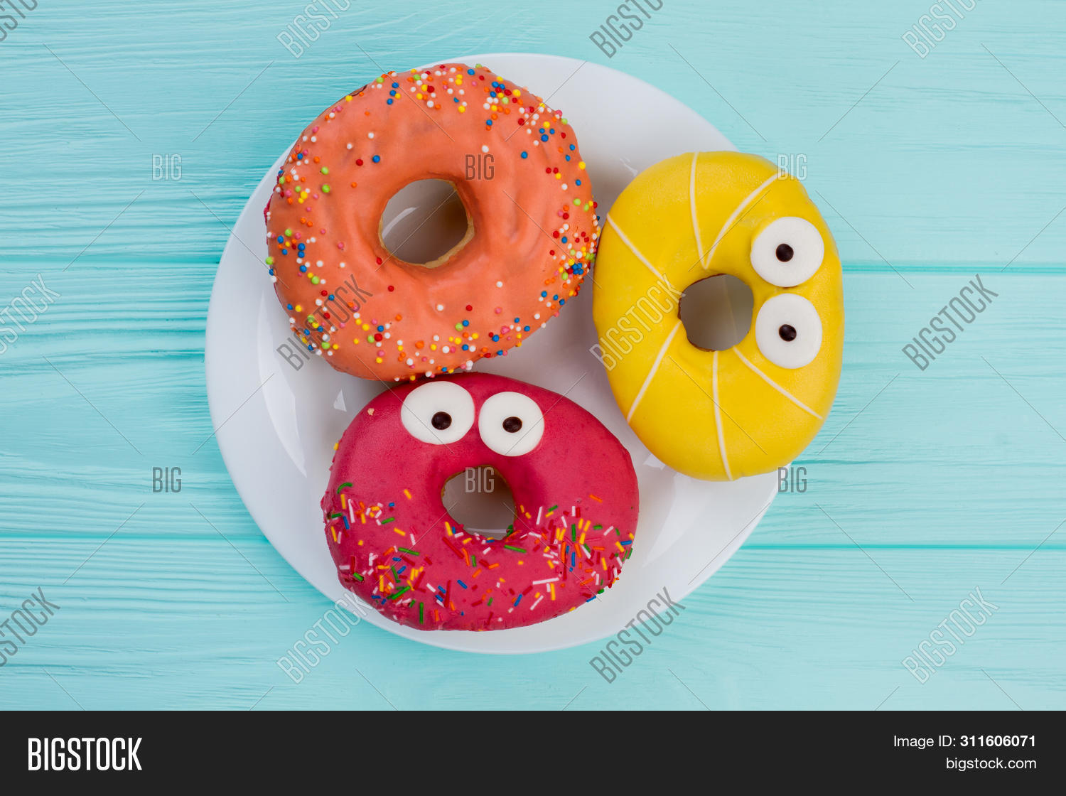 Three Different Donuts Image & Photo (Free Trial) | Bigstock
