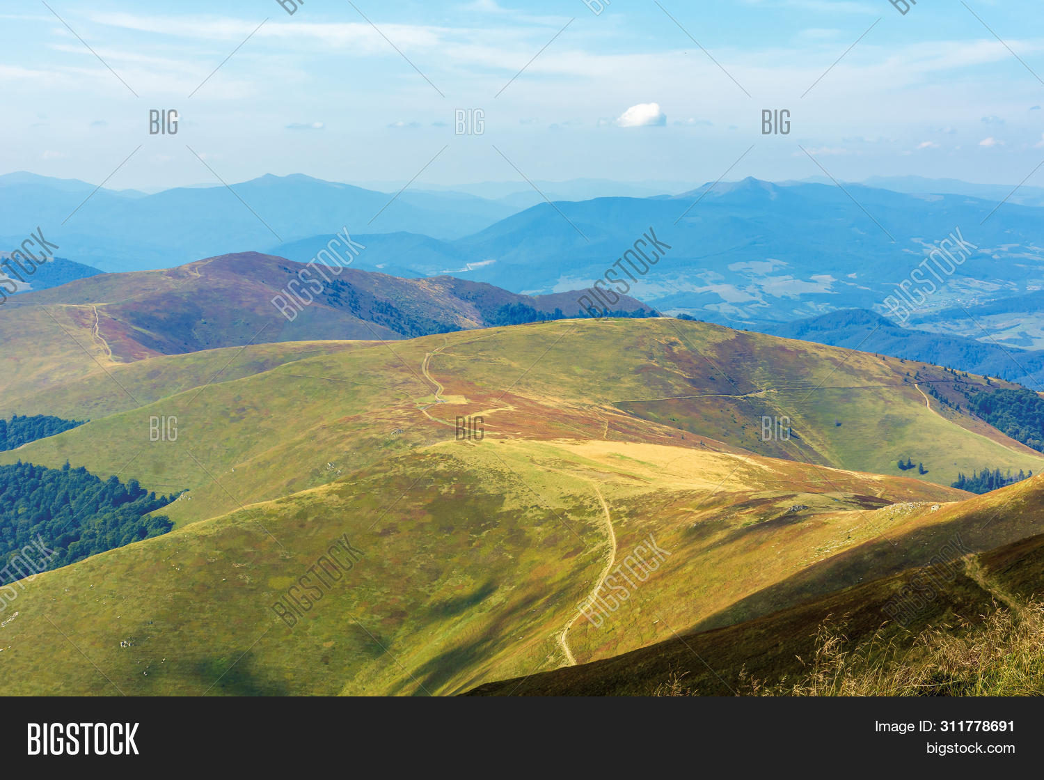Mountain Range Rolling Image & Photo (Free Trial) | Bigstock