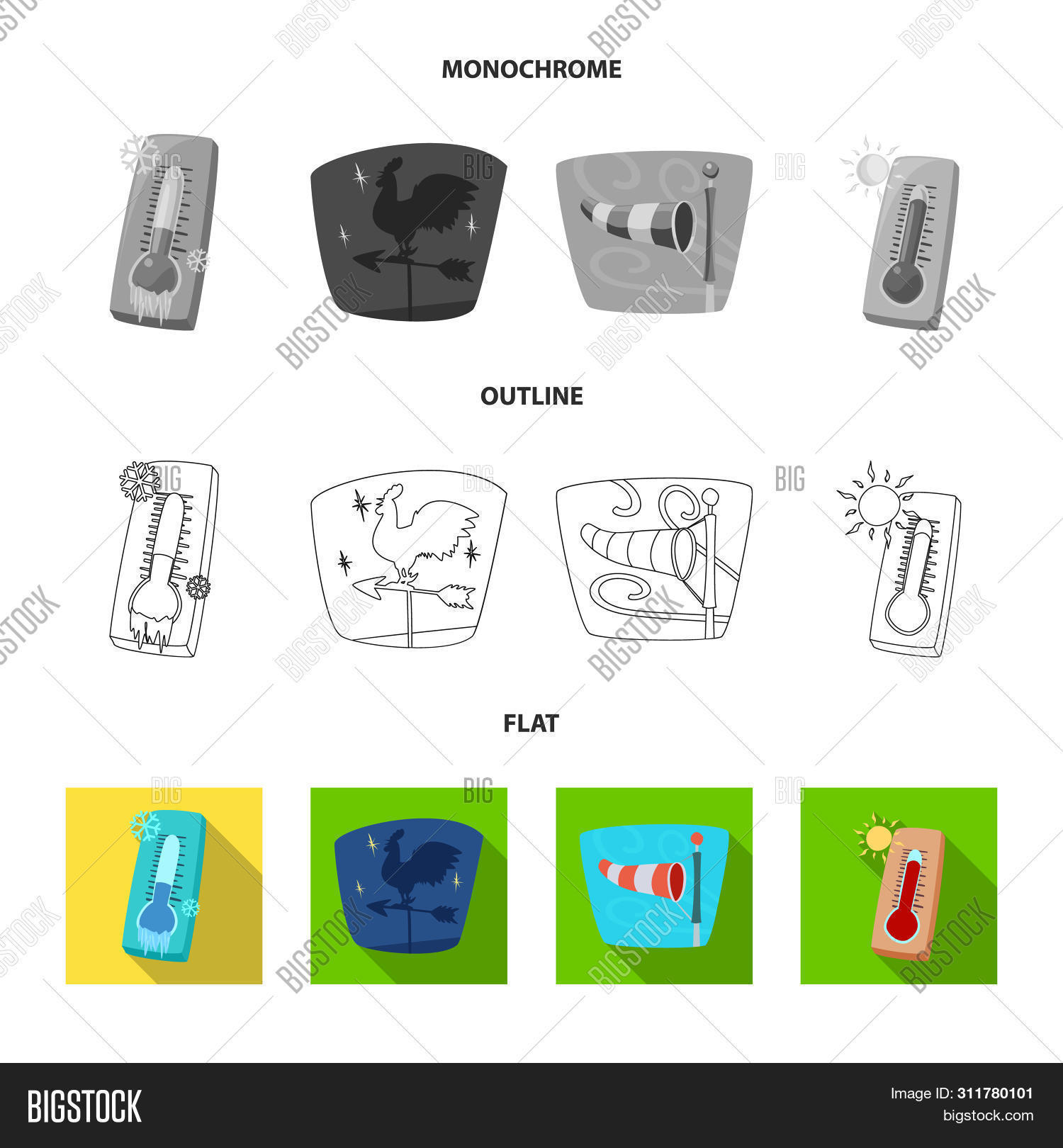 Bitmap Design Weather Image & Photo (Free Trial) | Bigstock