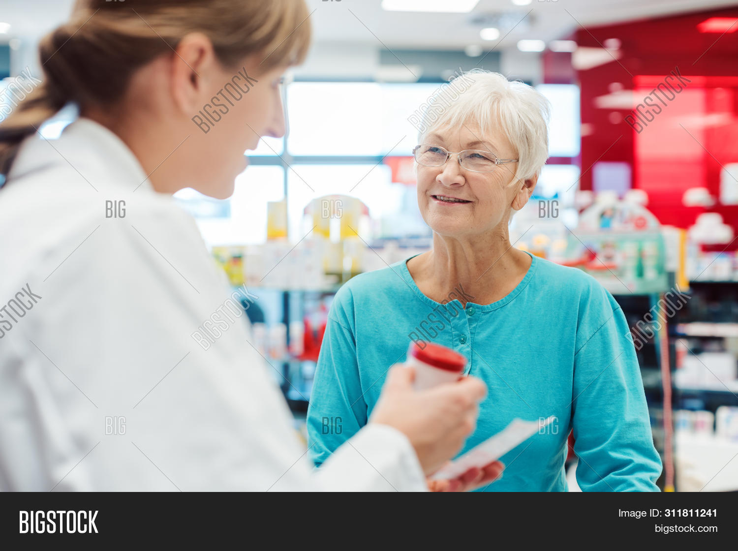 Senior Woman Pharmacy Image & Photo (Free Trial) | Bigstock