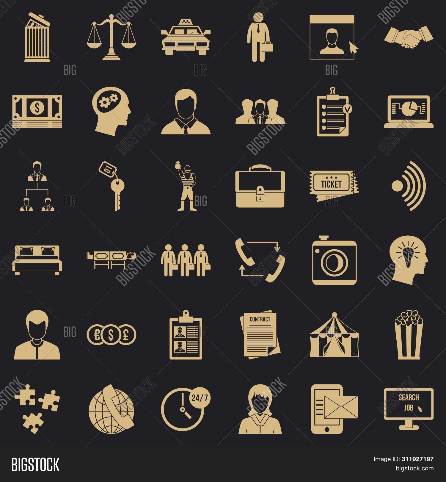 Coherence Work Icons Image & Photo (Free Trial) | Bigstock