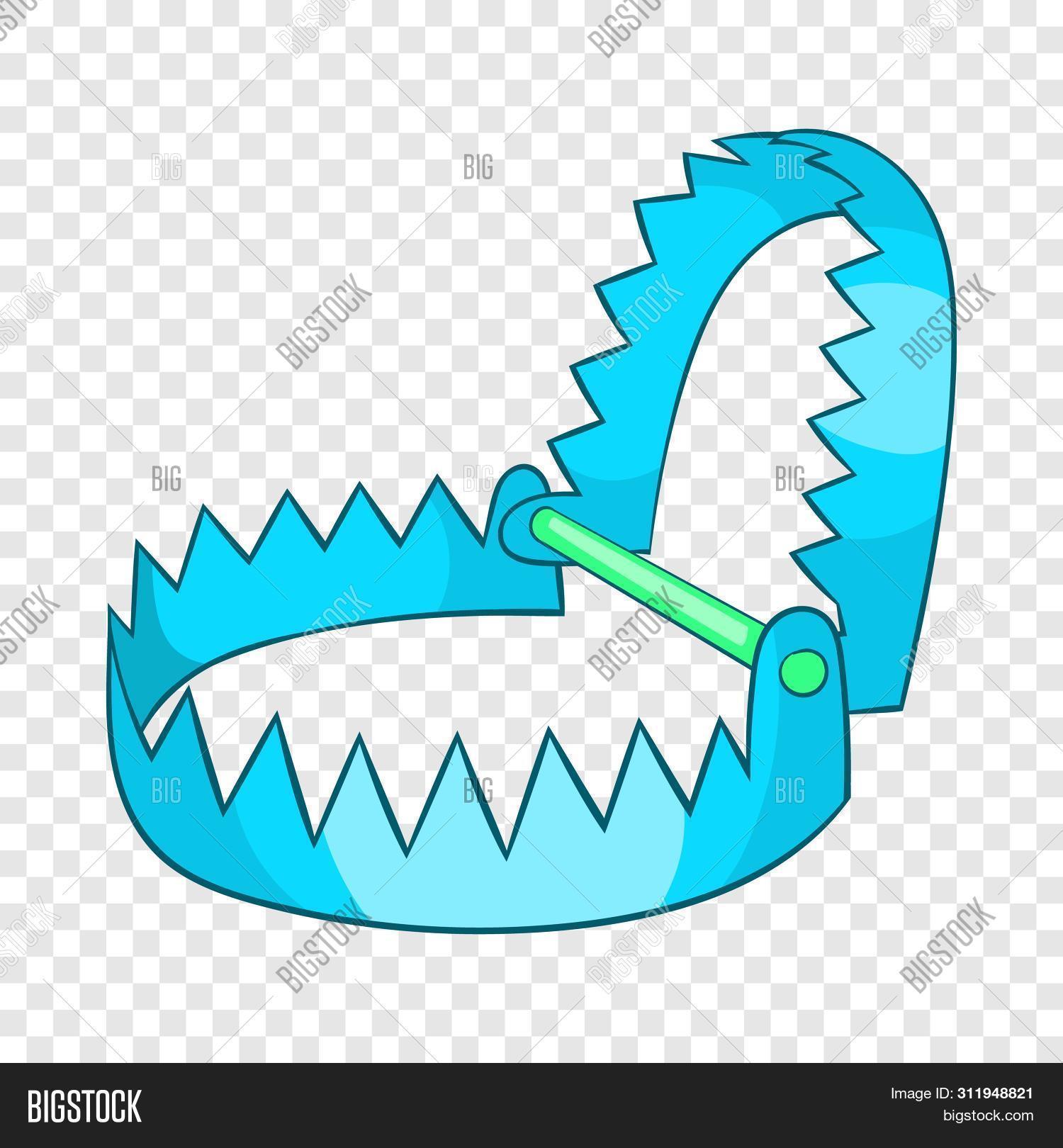 Sharp Metal Trap Icon Image & Photo (Free Trial) | Bigstock