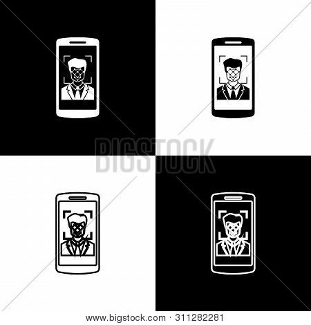 Set Mobile Phone Face Vector & Photo (Free Trial) | Bigstock