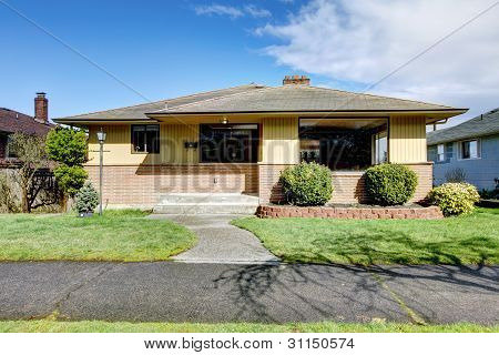 Brick Yellow American Image & Photo (Free Trial) | Bigstock