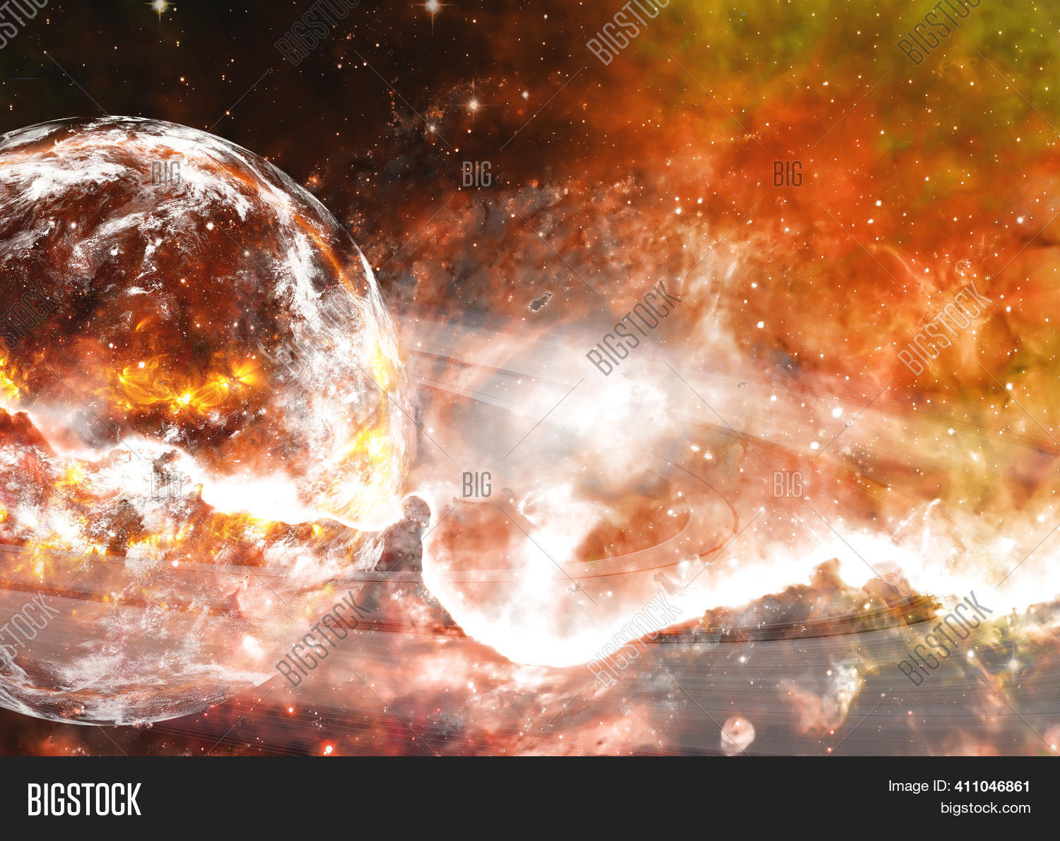 Exploading Exoplanet Image & Photo (Free Trial) | Bigstock