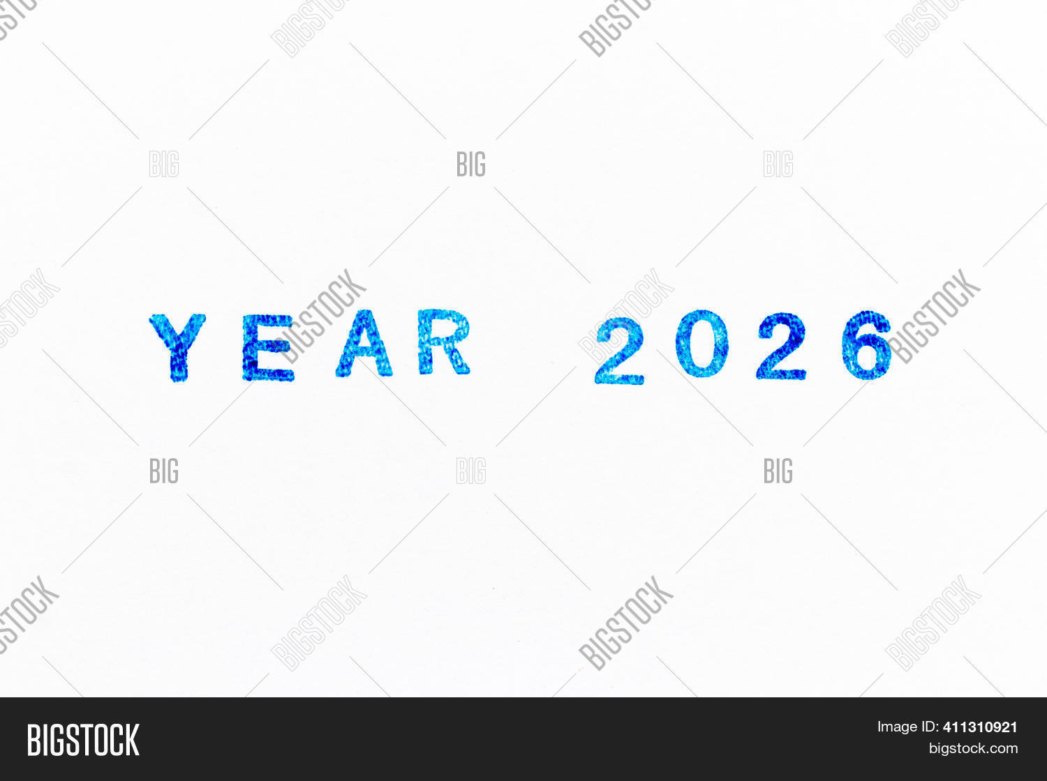 Blue Color Ink Rubber Image & Photo (Free Trial) | Bigstock