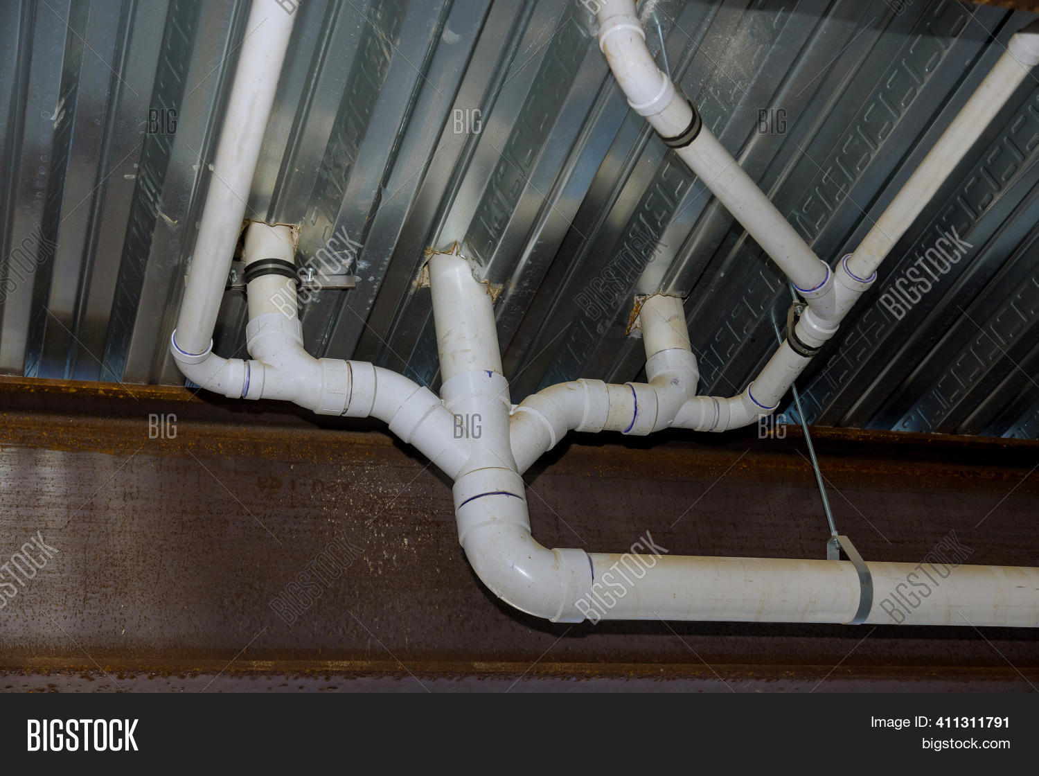 Pvc Pipe Drain System Image & Photo (Free Trial) | Bigstock