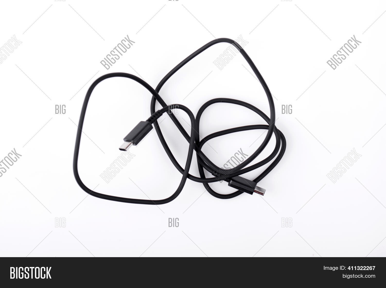 Black Usb Cable Plugs Image & Photo (Free Trial) | Bigstock