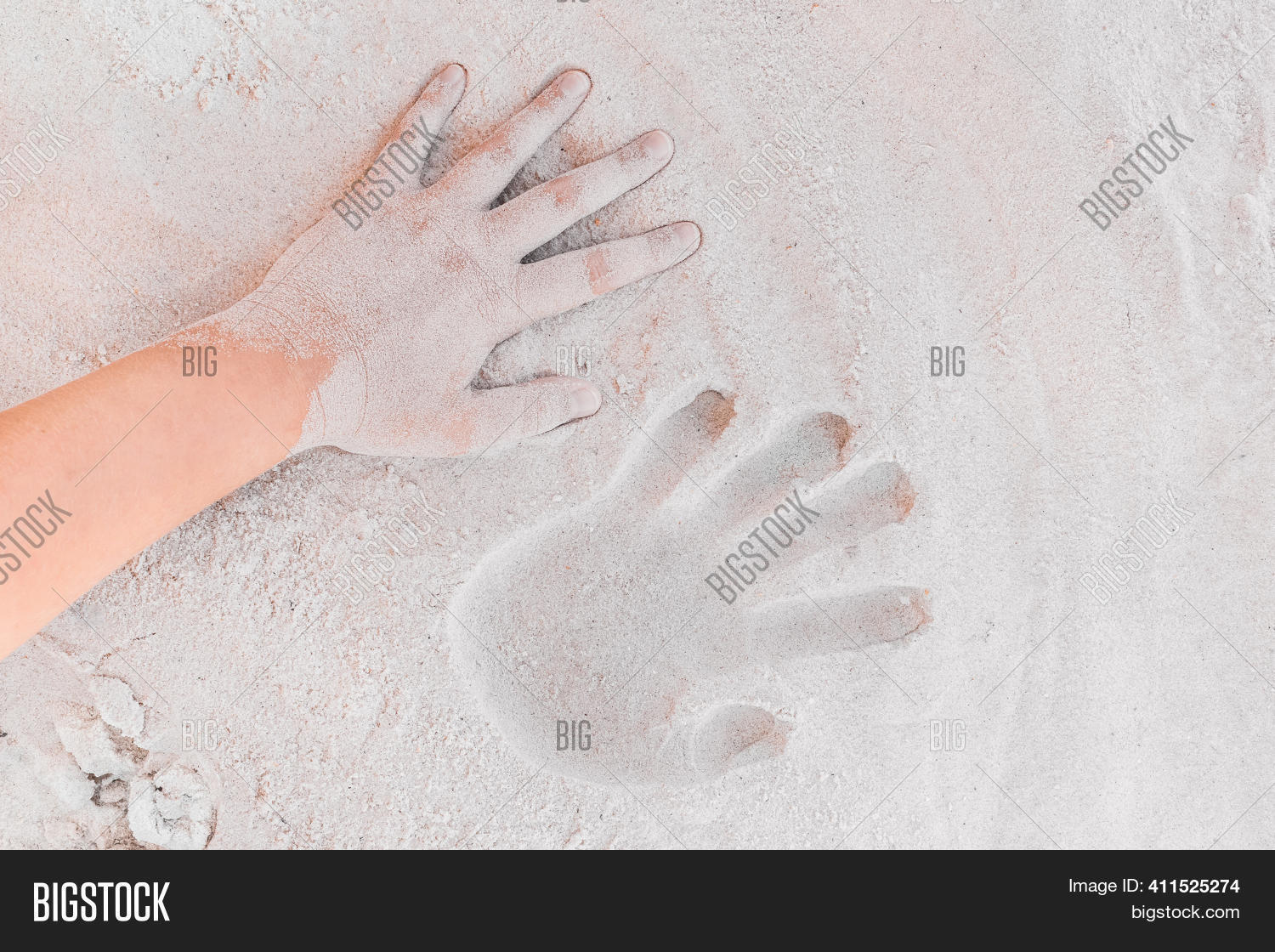 Trace Handprint Young Image & Photo (Free Trial) | Bigstock