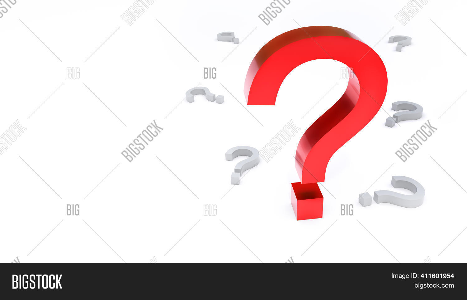 Bright Red Question Image & Photo (Free Trial) | Bigstock