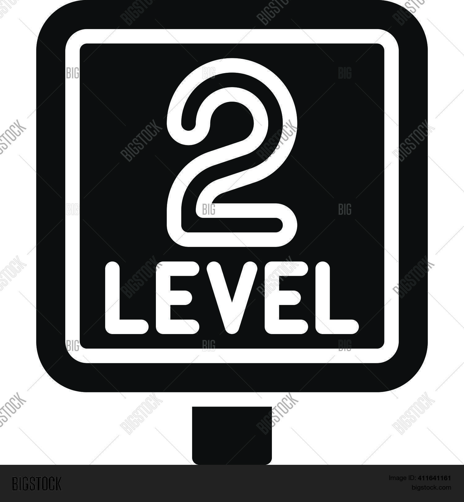 Second Level Sign Vector & Photo (Free Trial) | Bigstock