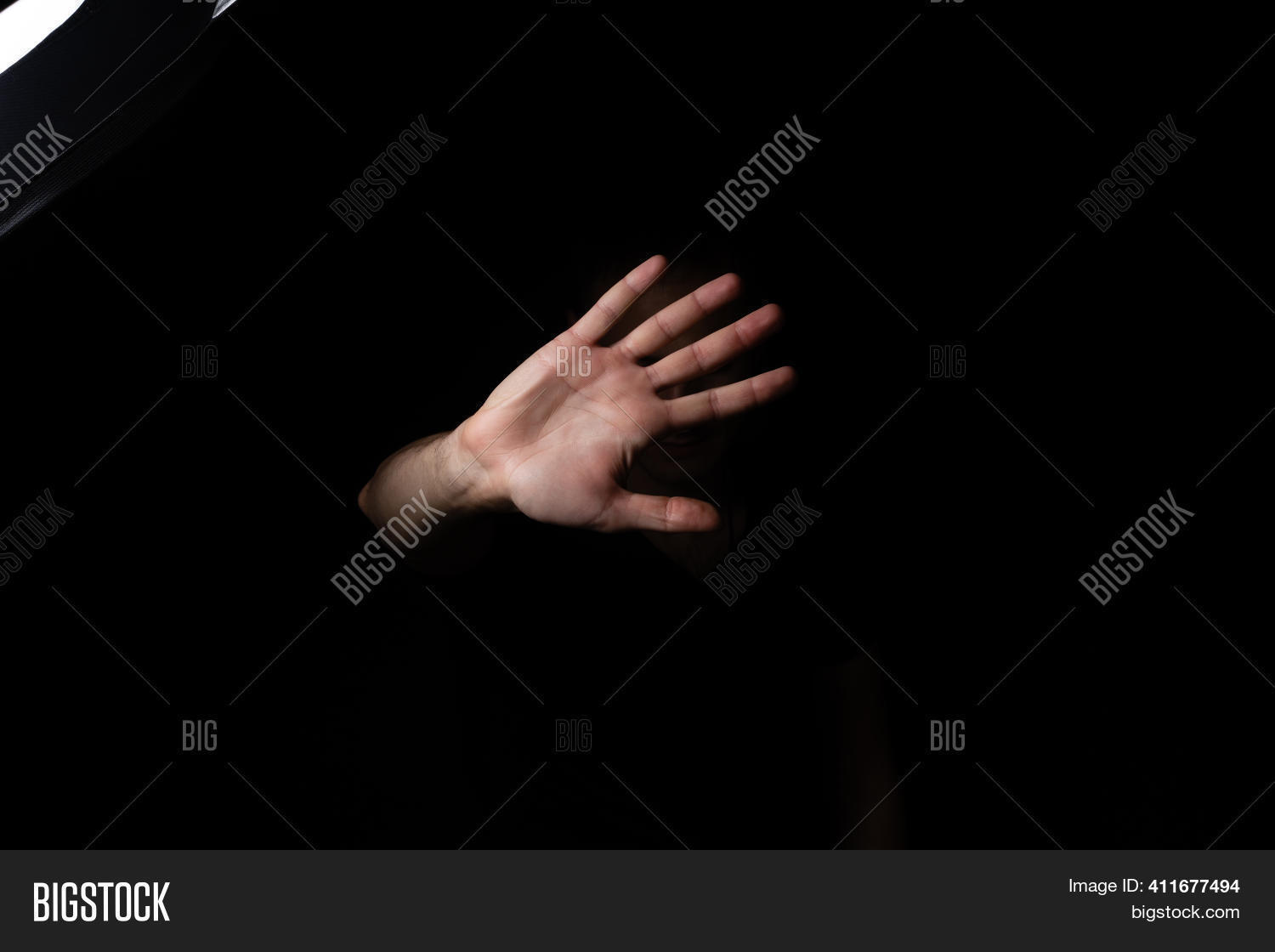 Man Raised Hand Image & Photo (Free Trial) | Bigstock
