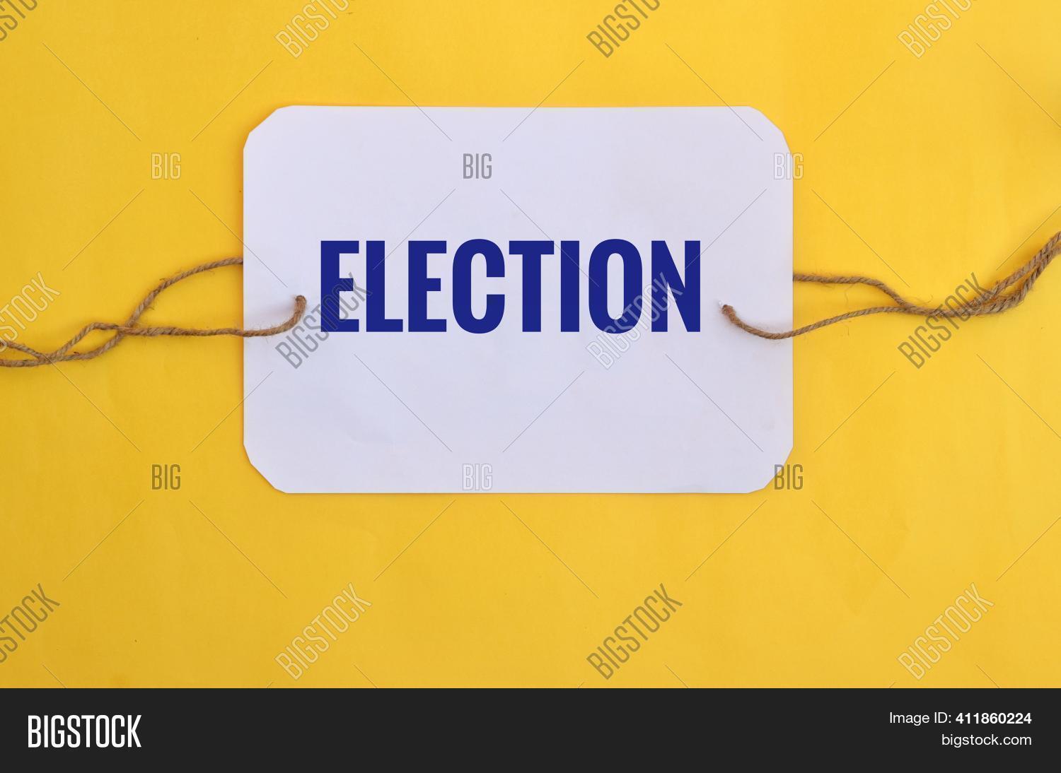 Election Word Written Image & Photo (Free Trial) | Bigstock