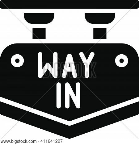 Way Sign Icon, Vector & Photo (Free Trial) | Bigstock