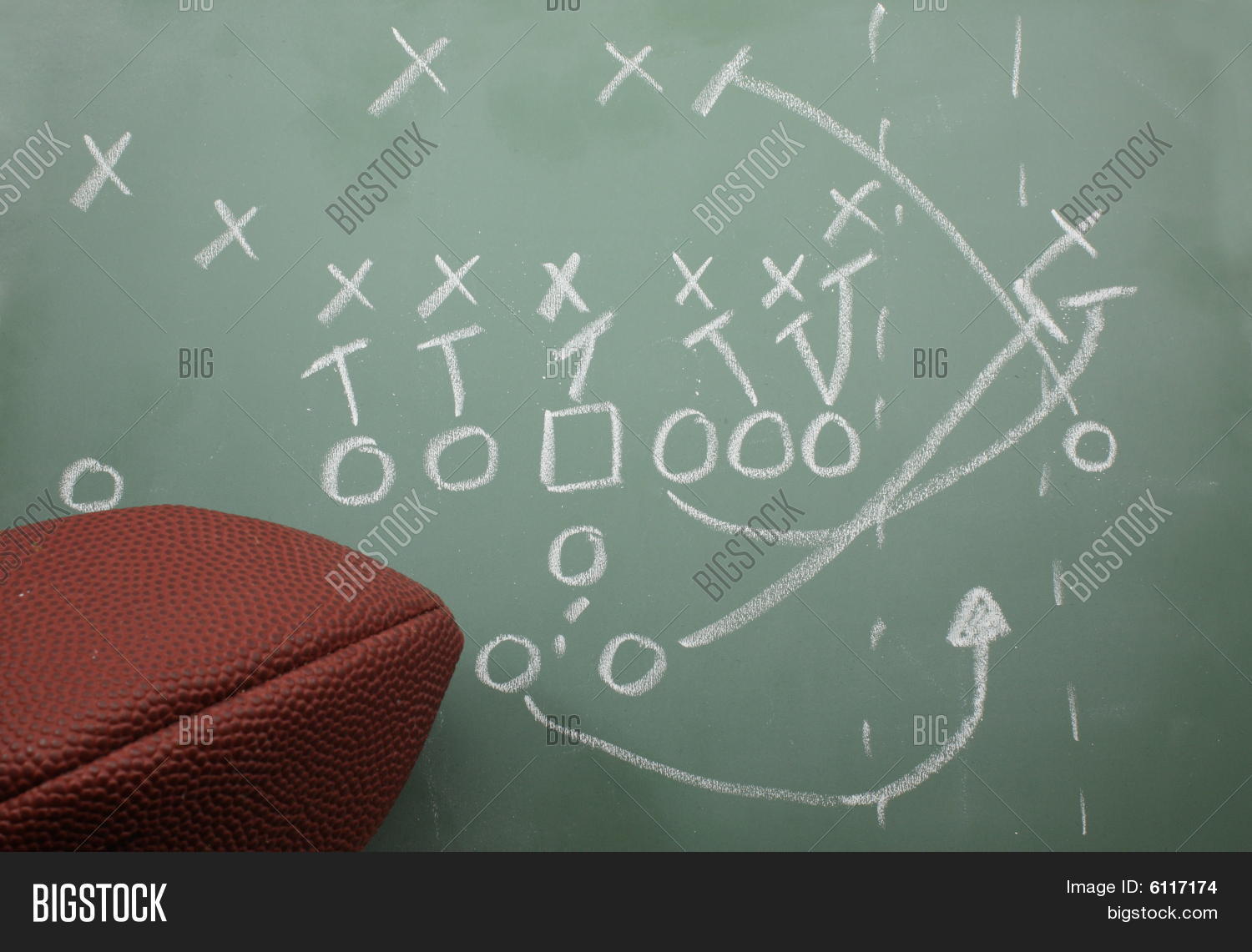 Football Sweep Diagram Image & Photo (Free Trial) | Bigstock