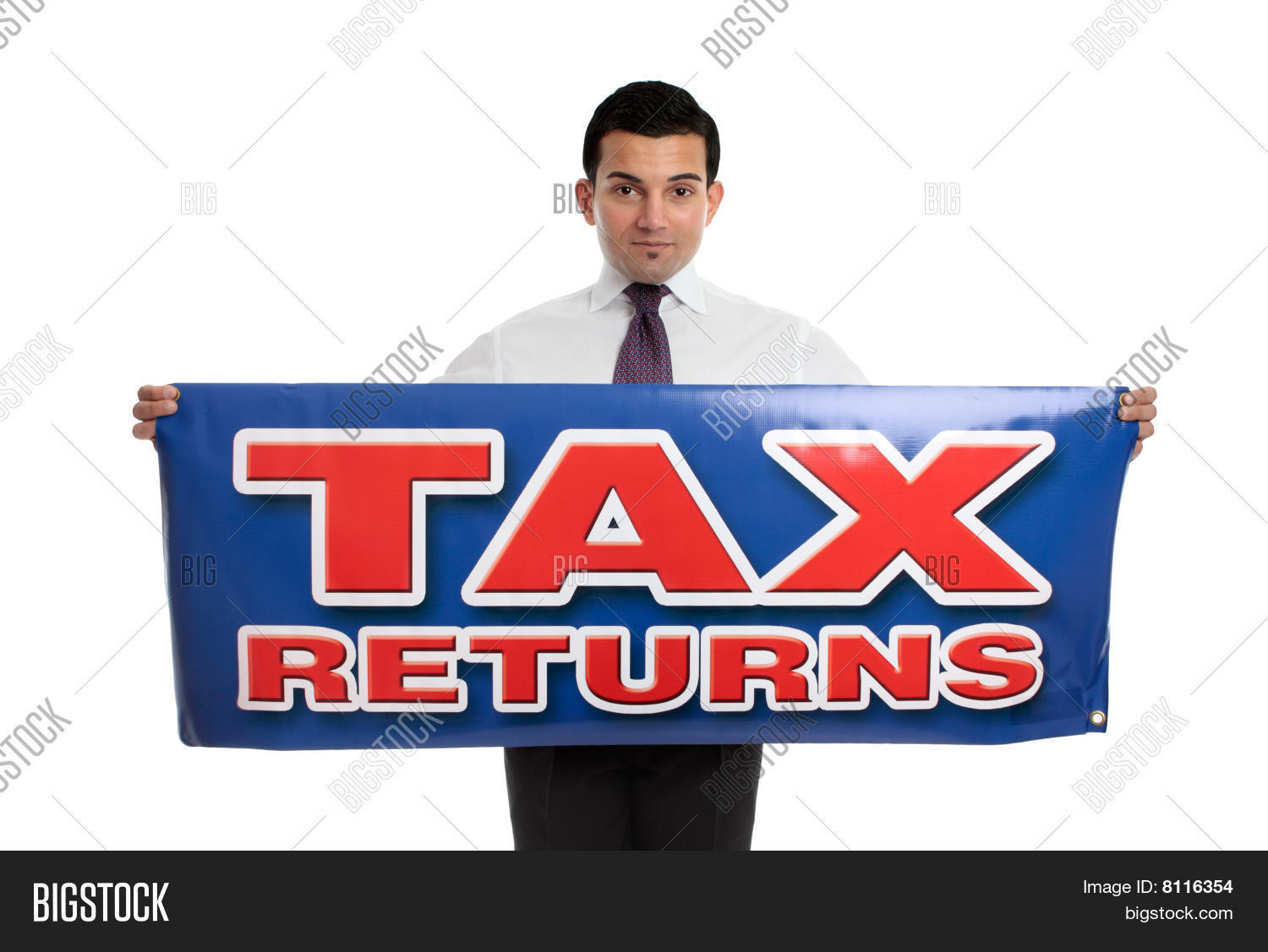 Man Holding Tax Image & Photo (Free Trial) | Bigstock
