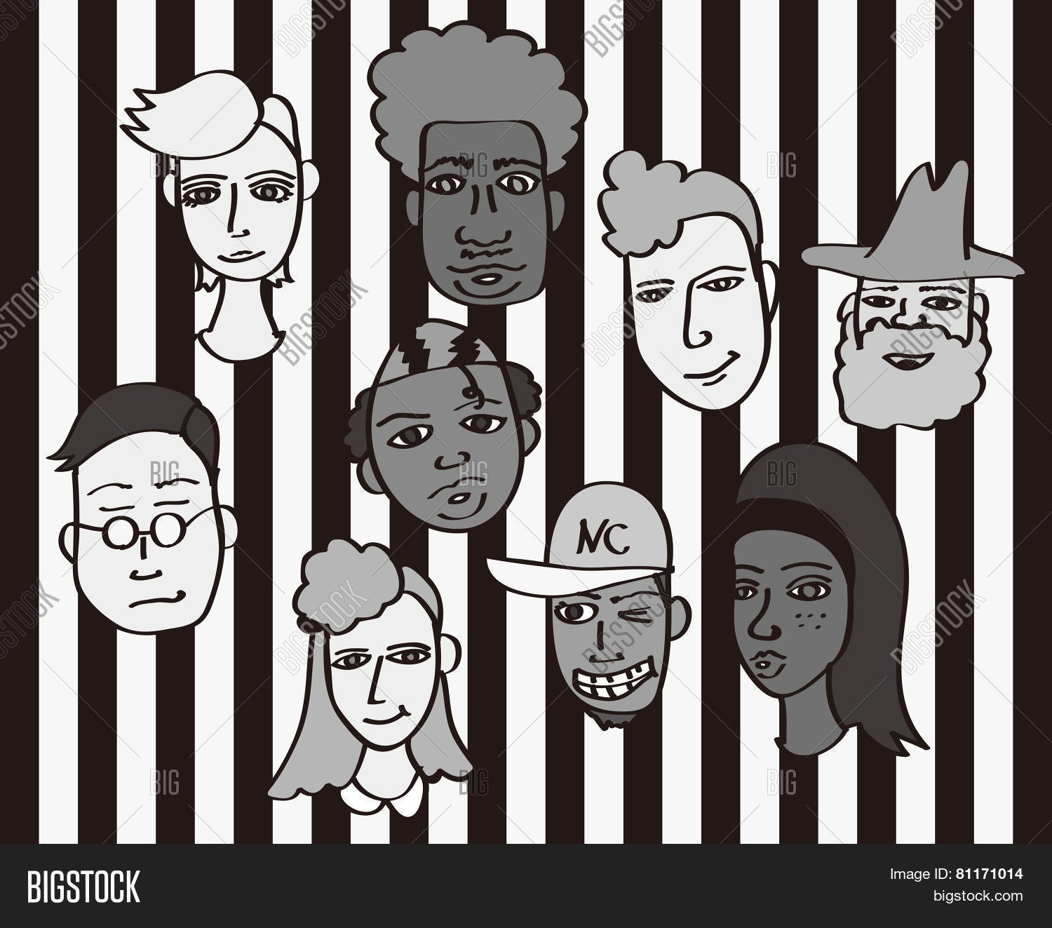 People Face Vector & Photo (Free Trial) | Bigstock