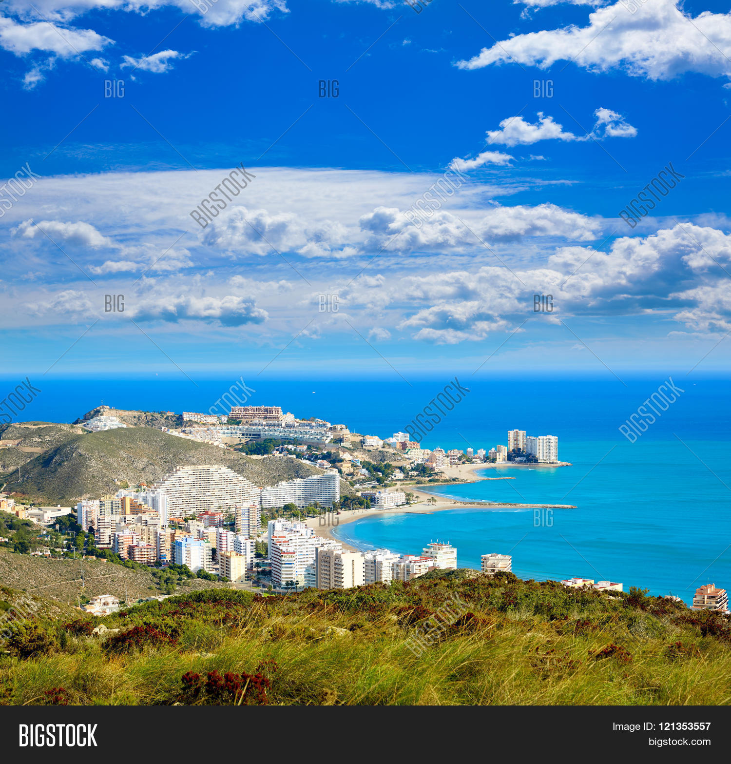 Cullera Beach Aerial Image & Photo (Free Trial) | Bigstock